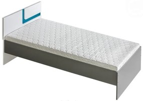 Dřevěná postel Apettita 12 200x90 Antracit/bílá