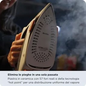 Ariete Step Up šedá/černá / Napařovací žehlička / 2400 W / suché i par