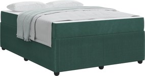 Rám postele Tmavě zelená 160 x 200 cm textil 3398415