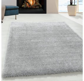 Ayyildiz Kusový koberec BRILLIANT 4200, Stříbrná Rozměr koberce: 140 x 200 cm