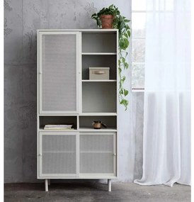 Designová skříňka Taiyanna 180 cm šedá