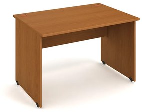 Stůl pracovní rovný 120 cm - Hobis Gate GS 1200 Dekor stolové desky: třešeň, Dekor lamino podnože: třešeň