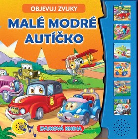 _Ostatní 1_ Knížka zvuková Malé modré autíčko 19x20cm na baterie Zvuk w027253