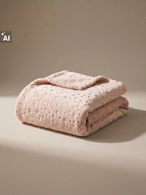 Sinsay - Dětská deka s třpytivými hvězdami - růžová