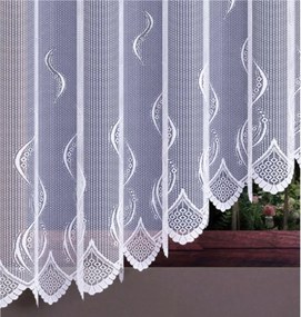 Forbyt, Hotová záclona nebo balkonový komplet, Irma, bílá 400 x 160 cm