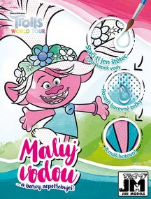JIRI MODELS Maluj vodou Trollové 2 omalovánky 6