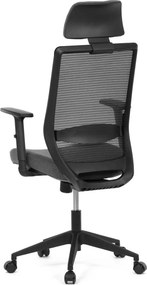 Kancelářská židle KA-V3329 BK, synchronní mechanismus, síťovina Šedá