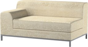 Potah na pohovku IKEA , levé provedení Kramfors 2-místná barva béžová látka lesklé, pletený vzor, vzorované