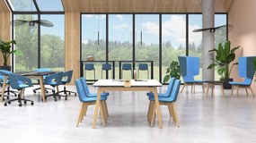 NARBUTAS - Křeslo TWIST&SIT LOUNGE s kovovou podnoží