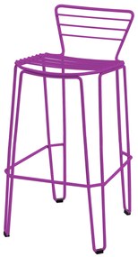 ISIMAR - Barová židle MENORCA nízká - fialová