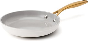 Elmich Nepřilnavá keramická pánev Zen Ø 20 cm - krémovo zlatá