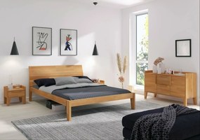 Buková postel Agava - zvýšená   ,  180x200 cm