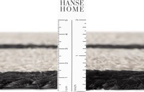 Koberec Hanse Home LINA přírodní / sloní kost / černý kruh