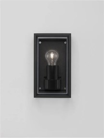 NV 9492760 Venkovní nástěnné svítidlo REGINA antracitový hliník čirý a matný akryl E27 1x12W 220-240V bez žárovky IP65 - NOVA LUCE