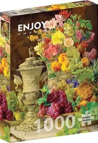 ENJOY Puzzle Ferdinand Georg Waldmuller: Zátiší s ovocem / 1000 dílků