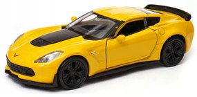 008805 Kovový model auta - Nex 1:34 - 2017 Chevrolet Corvette Z06 Žlutá