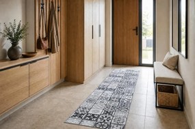 Protiskluzový běhoun LOTUS CLOVER 60970 šedý