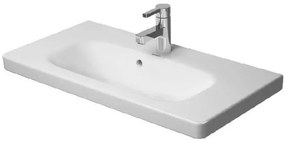 Duravit DuraStyle - Umyvadlo nábytkové Compact, 79x40 cm, s 1 otvorem pro baterii, s WonderGliss, alpská bílá 23377800001