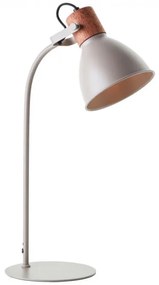 Brilliant 94555/20 Stolní lampa ERENA taupe + dřevo