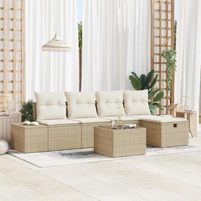 Set pohovek 6 ks polyratan 3360702