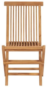 Skládací zahradní židle 2 ks masivní teakové dřevo,  315441