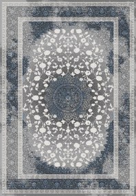 BE Koberec Deluxe 9091 NAVY - tmavě modrý obdélníkový Rozměr: 60x100 cm