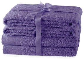 Set ručníků AmeliaHome Amary fialové