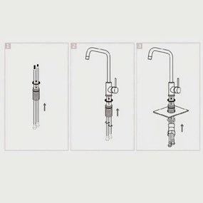 Velazo Dřezová baterie s otočným raménkem - , nerez