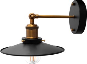 Nástěnná lampa PORTO KINKIET BLACK