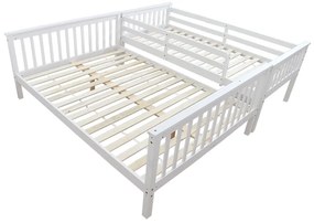 Dětská patrová postel BAGIRA bílá