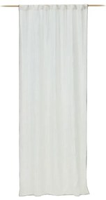 Bílý závěs Kave Home Adra 140 x 270 cm
