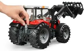 Bruder 03047 Traktor Massey Ferguson s předním nakladačem / od 3 let