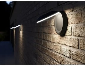 Panlux Venkovní nástěnné LED svítidlo Centro V antracit, IP54, 6 W