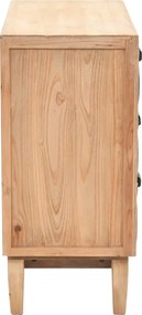 vidaXL Komoda se zásuvkami masivní jedlové dřevo 80 x 36 x 75 cm [245778]