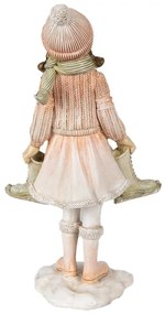 Figurka holčičky s bruslemi – 21 cm