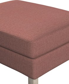 Potah na podnožku IKEA Karlstad barva hnědá látka pletený vzor