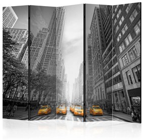 Artgeist Paraván - New York - yellow taxis II [Room Dividers] Velikosti (šířkaxvýška): 225x172
