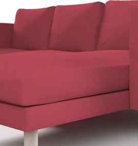 Potah na pohovku IKEA Norsborg 3-místná se šezlongem barva červená látka pletený vzor
