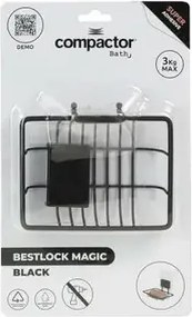 Compactor Bestlock Black Magic systém Samolepicí držák na mýdlo bez vr