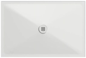 GSI Keramická sprchová vanička, obdélník 120x80x2cm, bílá mat 46120809