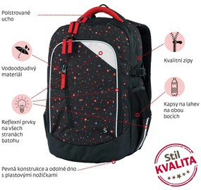 Stil - školní batoh Midi Dotty