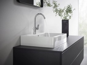 Hansgrohe Logis, umyvadlová baterie s výpustí, chromová, 71130000