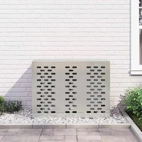 vidaXL Ochrana klimatizace Stříbrná 110 x 50 x 80 cm [865909]