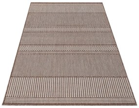 Kusový koberec sysalový oboustranný ZARA 12 Hnědý Rozměr: 120x170 cm