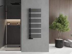 Mexen Neptun dekorativní koupelnový radiátor 1200 x 500 mm, 456 W, černý - W101-1200-500-00-70