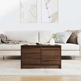 Konferenční stolek se zásuvkami hnědý dub 70,5x70x40 cm 3328414