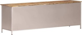 TV stolek 120 x 30 x 40 cm hrubé mangovníkové dřevo 323737