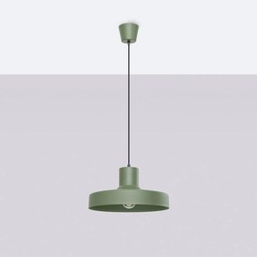Sollux Lighting Závěsné svítidlo BILO olivově zelené