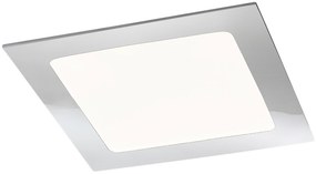 Rabalux LED zápustné stropní svítidlo Lois 12W | 800lm | 4000K | IP44 | 17cm - chrom