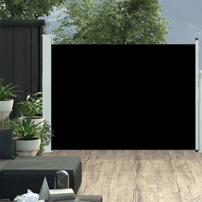 vidaXL Zatahovací boční markýza/zástěna na terasu 100 x 500 cm [48382] Barva: Černá
